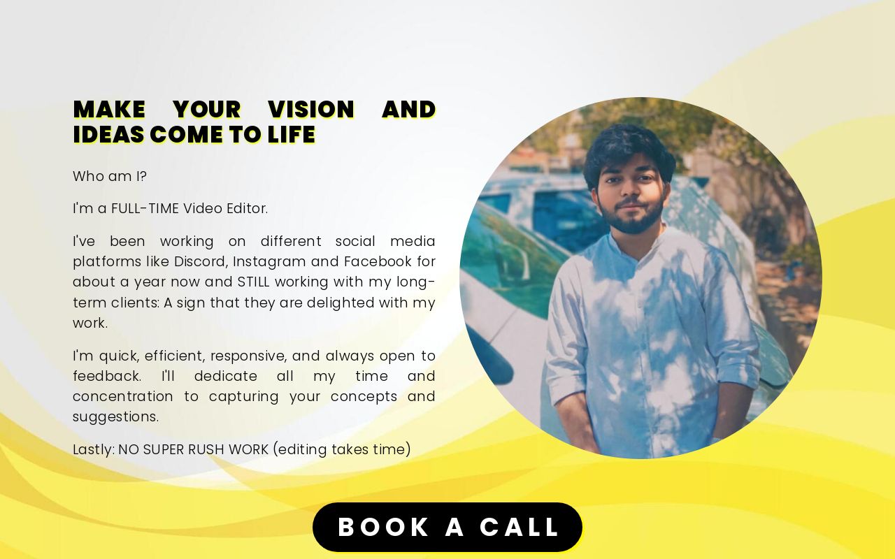 Muhammad Sarfaraz | Video Editor